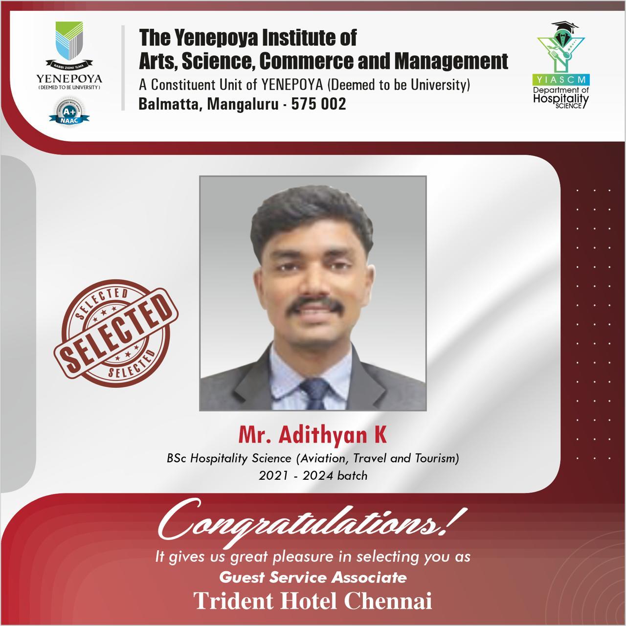 Placements | Yenepoya Institute of Arts, Science, Commerce and Management