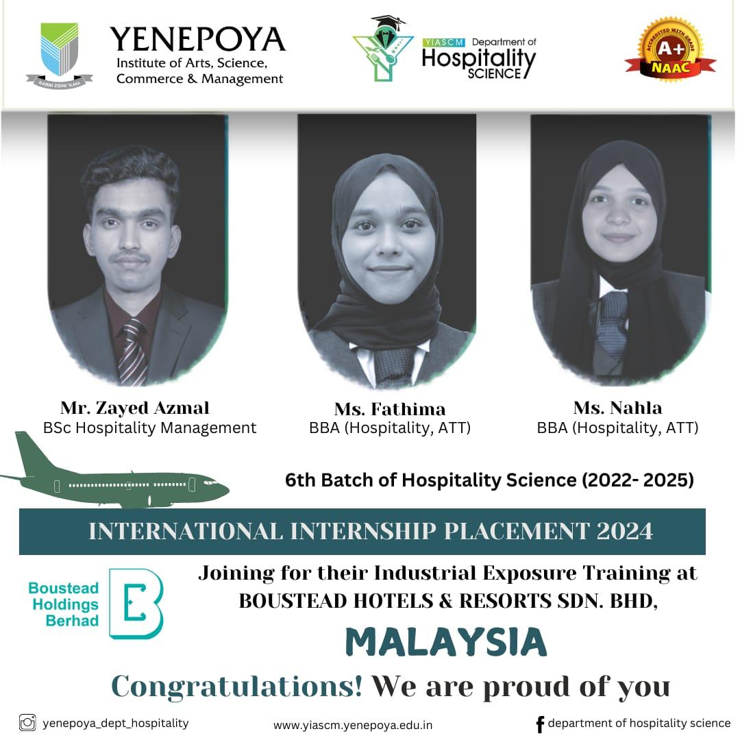 Placements | Yenepoya Institute of Arts, Science, Commerce and Management